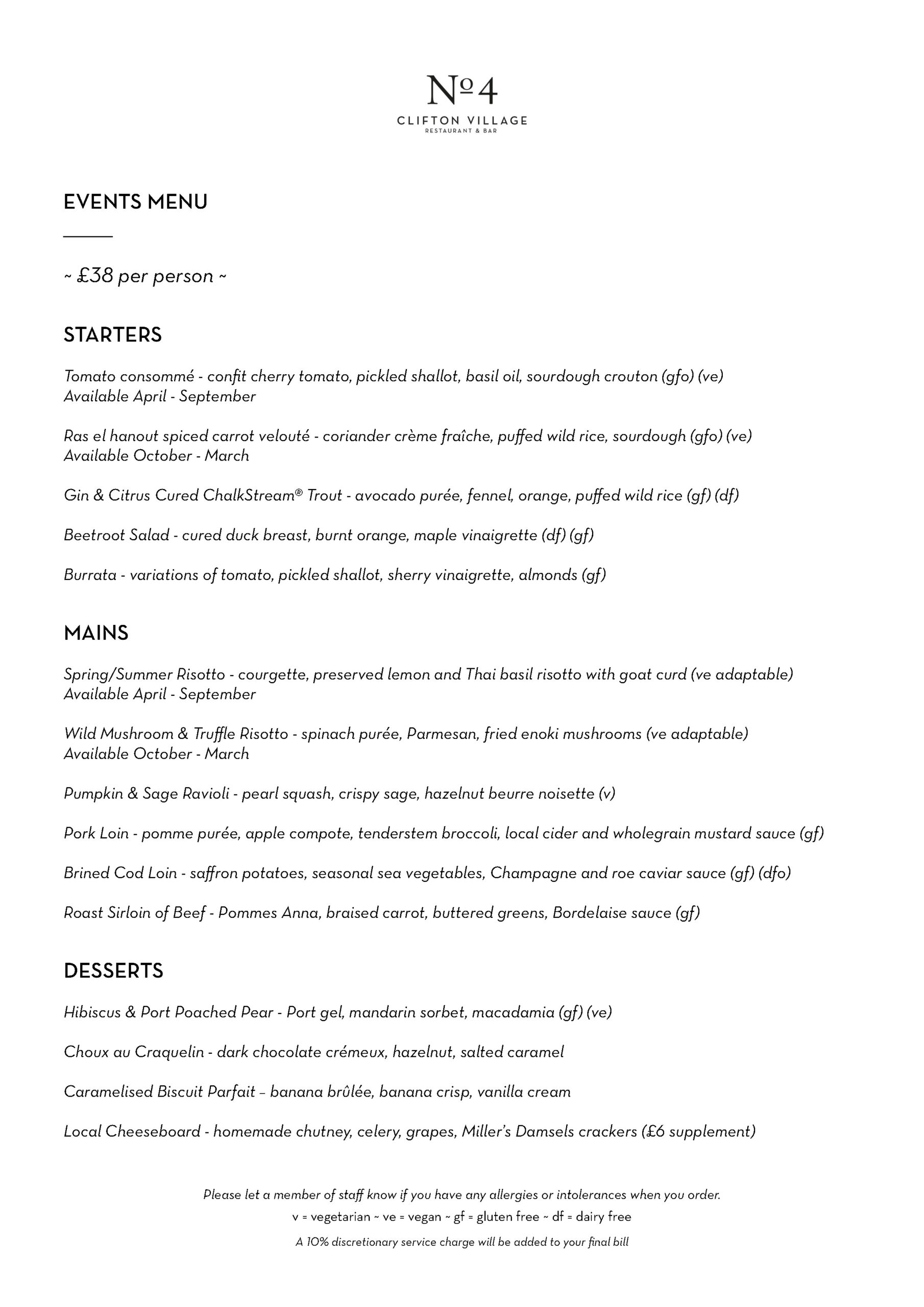 Private Dining Bristol | No.4 Clifton Village